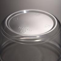 China Flat / Dome Lid Disposable Plastic Drinking Cup 90mm Bottom Diameter 12oz Capicity for sale