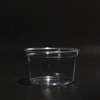China Eco Friendly PET Plastic Disposable Cup With Lid For Salad Packaging Custom Size for sale