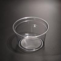 China Eco Friendly PET Plastic Disposable Cup With Lid For Salad Packaging Custom Size for sale
