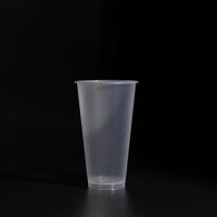 China 500ml Clear Plastic Disposable PP Cups With Lid for Beverages And Boba Tea for sale