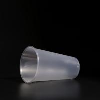 China FDA SGS Certified Plastic PP Disposable Cup With Lids For Juice And Boba Tea for sale