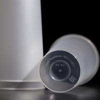 China 24OZ Plastic PP Cup With Lid In Customized Logo For Juice And Beverage for sale