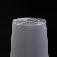 China 24OZ Plastic PP Cup With Lid In Customized Logo For Juice And Beverage for sale