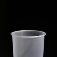 China Eco Friendly PP Boba Tea Plastic Cups 1000ml With Flat Or Dome Lid FDA Certified for sale