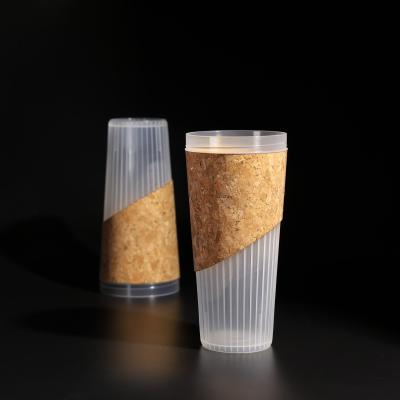 China 24oz Transparent PP Disposable Cup Customized Thick Disposable Beverage Cup for sale
