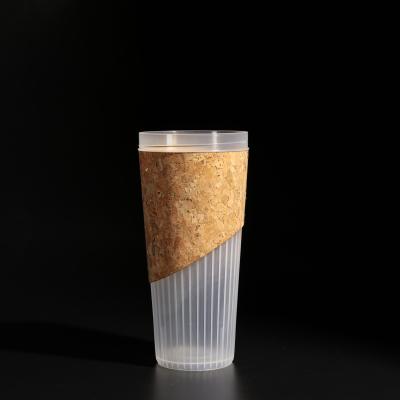 China OEM 700ml PP Plastic Disposable Cold Drink Cup Customized Logo For Juice for sale