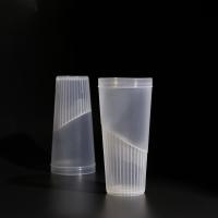 China Crystal Clear Plastic PP Disposable Cup With Lids For Iced Beverage FDA Approved for sale