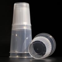 China Dome Lid Plastic PP Disposable Cup Custom Thick For Takeaway Juice Cold Beverage for sale