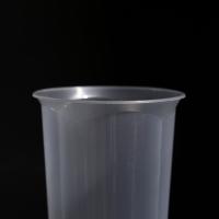 China White Round Shape Plastic PP Cups Food Grade For Beverage Or Boba Tea for sale