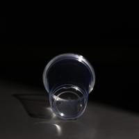 China Food Grade Flat Lid PP Disposable Cup Bpa Free For Juice Beverage Coffee Boba Tea for sale