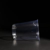 China Customized Logo 32OZ Clear Plastic PET Cup PET Plastic Cups For Cold Beverages Boba Tea for sale