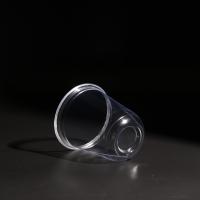 China 400ml Clear PET Disposable Cup With Lids For On The Go Juices Drink Cups for sale