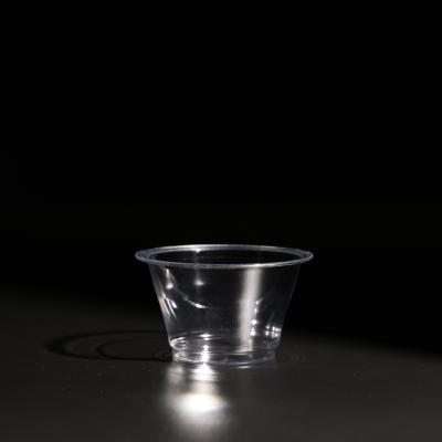 China 7OZ Volume U Shape Clear Disposable PET Cups High Durability For Takeaway Juices for sale