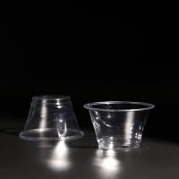 China 7OZ Volume U Shape Clear Disposable PET Cups High Durability For Takeaway Juices for sale