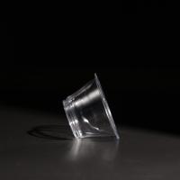 China Leak Proof Food Grade PET Disposable Cup Boba Tea Packaging With Dome Or Flat Lid for sale