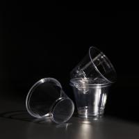 China Clear Plastic Disposable PET Cup Cold Drink Boba Tea With Customized Logo for sale