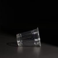 China Plastic Disposable PET Cup With Dome Lid And Flat Lid For Boba Tea for sale