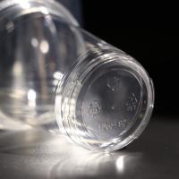 China Plastic Disposable PET Cup With Dome Lid And Flat Lid For Boba Tea for sale