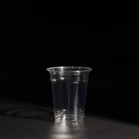 China 16OZ Volume Clear Disposable PET Cups With Dome And Flat Lids For On-the-Go Juices for sale
