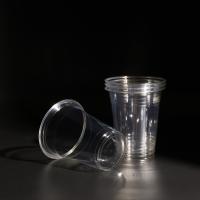China Transparent Disposable PET Cups With Printing Logo For Beverage for sale