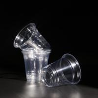 China Smooth Surface 10oz Clear PET Disposable Cup Takeaway Plastic Cold Coffee Cups for sale