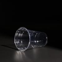 China 14oz Clear PET Drink Cups Disposable Custom Bubble Tea Cups For Outdoor Takeaway for sale