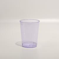 China FDA Standard Disposable PS Plastic Cup Custom Logo Printing For Juice for sale
