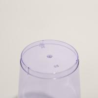 China FDA Standard Disposable PS Plastic Cup Custom Logo Printing For Juice for sale