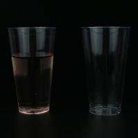 China 480ML Capacity Round PS Plastic Cold Coffee Cups For Restaurants Party Cafes for sale