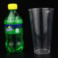 China 480ML Capacity Round PS Plastic Cold Coffee Cups For Restaurants Party Cafes for sale