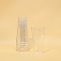 China Crystal Clear PS Plastic Disposable Tumbler 480ml Disposable Plastic Drinking Cups for sale