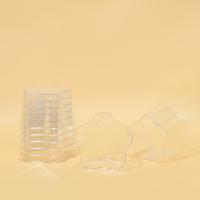 China Star Shape PS Disposable Plastic Cup With Lid For Juice Hot Or Cold Beverage for sale