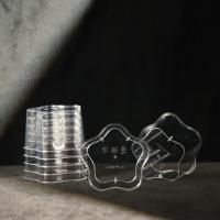 China Customized Logo PS Plastic Cup Star Shape For Mousse Cake In Party Cafes Outdoor for sale