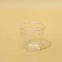 China Food Grade Clear PS Plastic Drinking Glasses With Lid In Party And Outdoor for sale