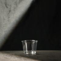 China Clear PS Polystyrene Plastic Cup Transparent Plastic Juice Cups Customized Logos for sale