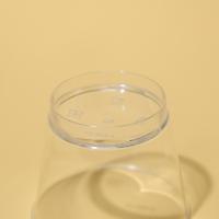 China Clear PS Polystyrene Plastic Cup Transparent Plastic Juice Cups Customized Logos for sale