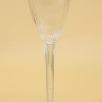 China Disposable Transparent PS Hard Plastic Champagne Flutes In Party Customized Printing for sale