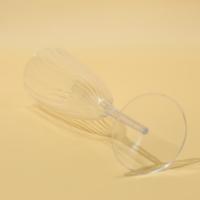 China Personalized Disposable Clear PS Plastic Cups Champagne Glasses For Wine Beverage for sale