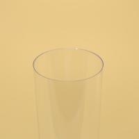 China FDA SGS Transparent PS Plastic Cup Long Disposable Beer Cups Customized Size for sale