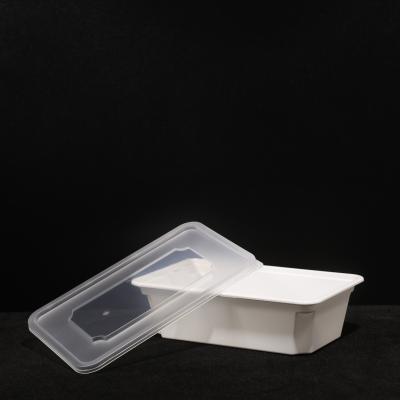 China 650ml Polypropylene Lunch Box Disposable Packing Box For Hot Dog Sandwich for sale