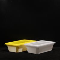 China Customized Color Polypropylene Lunch Box Disposable Sandwich Boxes For Snack And Fruit for sale