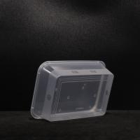 China 650ML Polypropylene Lunch Box With Lid Custom Logo Plastic Food Storage Boxes for sale