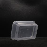 China 750ml Rectangular Disposable PP Plastic Sandwich Lunch Box for sale