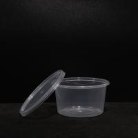 China 400ml Round Snap Lid Plastic Food Storage Containers PP Food Lunch Box OEM Size for sale