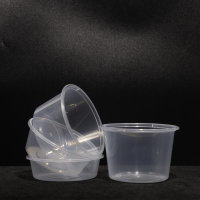 China 540ml Capacity Polypropylene Lunch Box Stackable Custom Size Plastic Food Containers for sale