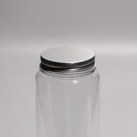 China Tight Sealing 500ML Plastic PET Bottle Round With Screw On Aluminum Lid for sale
