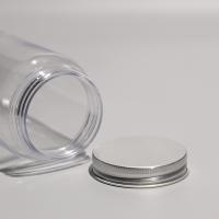 China Tight Sealing 500ML Plastic PET Bottle Round With Screw On Aluminum Lid for sale