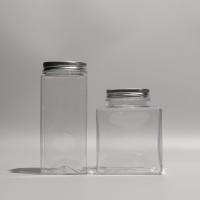 China Clear Plastic PET Bottle with Screw Lid For Takeaway Juice And Boba Tea for sale