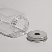 China 500ml Transparent Plastic PET Beverage Bottles Empty Juice Bottles With Recyclable Cap for sale
