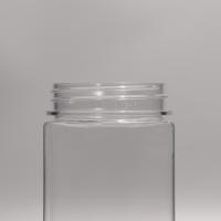 China Custom 500ML Clear Empty PET Bottle Aluminum Lid Plastic PET Drink Bottles Shatterproof for sale